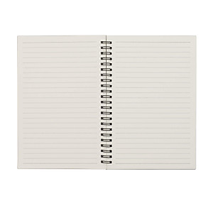 TWONE 3 Packs Soft Cover Notebook with Lined Paper Brown Spiral Notebooks with 100 Ruled Pages 50 Sheets Memo Notepads for Home School Travel, 8.25 x 5.55 inch