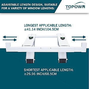 TOPOWN Air Conditioner Support Bracket, AC Support Bracket Window Ac Bracket No Drilling Ac Brackets for Windows No Drilling-Holds Up to 200 lbs
