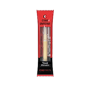 Cigtrus Oral Fixation Craving Relief Quit Smoking Aid Refreshing Grapefruit and Lemon Flavor Oxygen Inhaler 1/pc