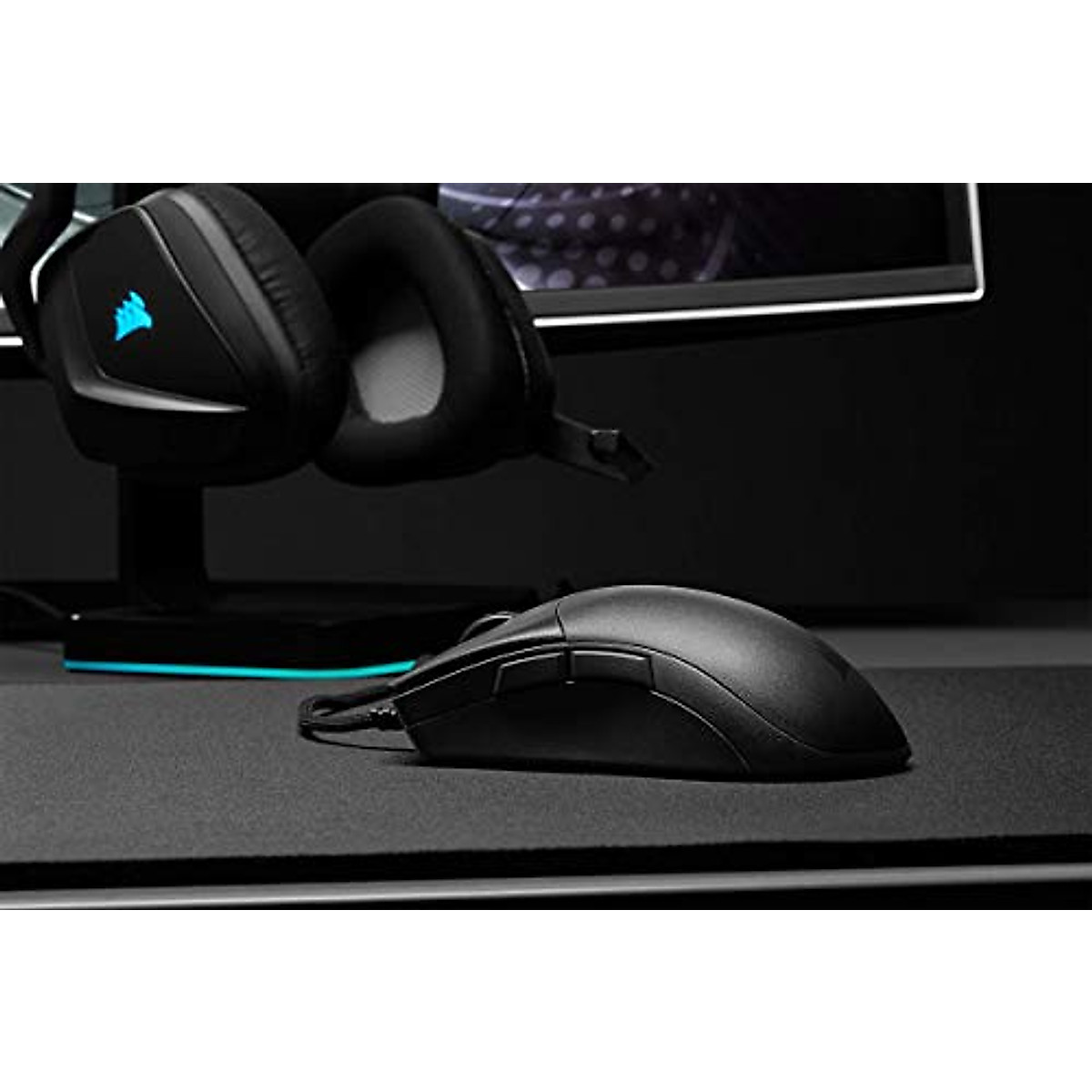 Corsair Sabre PRO Champion Series Gaming Mouse - Ergonomic Shape for Esports and Competitive Play - Ultra-Lightweight 69g - Flexible Paracord Cable QUICKSTRIKE Buttons with Zero Gap