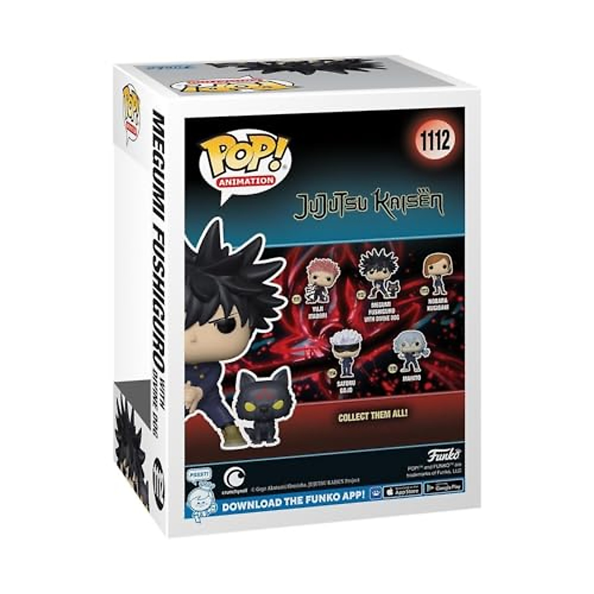 Funko Pop! & Buddy: Jujutsu Kaisen - Megumi with Dogs, Multicolor, 61360