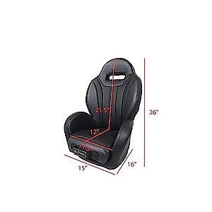 UTVMA Mini Bucket Seat for kids (Fits Stock and Aftermarket Seats)