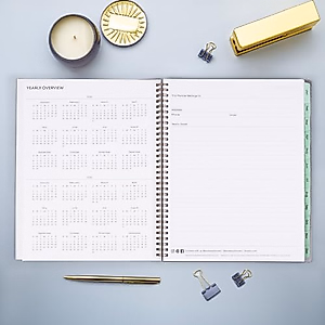 Blue Sky 2024 Weekly and Monthly Planner, January - December, 8.5" x 11", Frosted Cover, Wirebound, Sophie (144731)