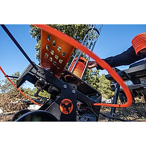 Do All Outdoors Raven Clay Pigeon Thrower with 25' Foot Pedal, Holds 75 Clays
