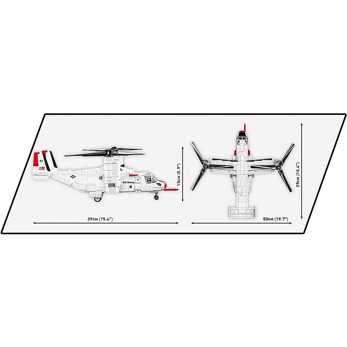 COBI Armed Forces Bell Boeing V-22 Osprey, First Flight Edition