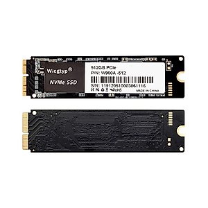 Wicgtyp 1TB M.2 SSD PCIe NVME for Mac SSD M2 NVMe SSD Hard Drive Gen3x4 SSD 1TB for MacBook Air/MacBook Pro