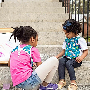 BapronBaby Organic Produce Bapron - Soft Waterproof Stain Resistant Bib - Machine Washable - 6m - 5yr - (Sz Preschool 3-5yrs)