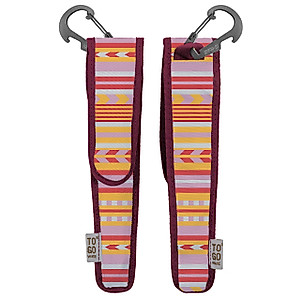 TO GO WARE Premium Reusable Bamboo Utensil Travel Set | Includes Fork, Knife, Spoon, Chopsticks, & Carabiner Clip | Made from Sustainable Materials | Eco-Conscious | Daybreak (Pack of 1)