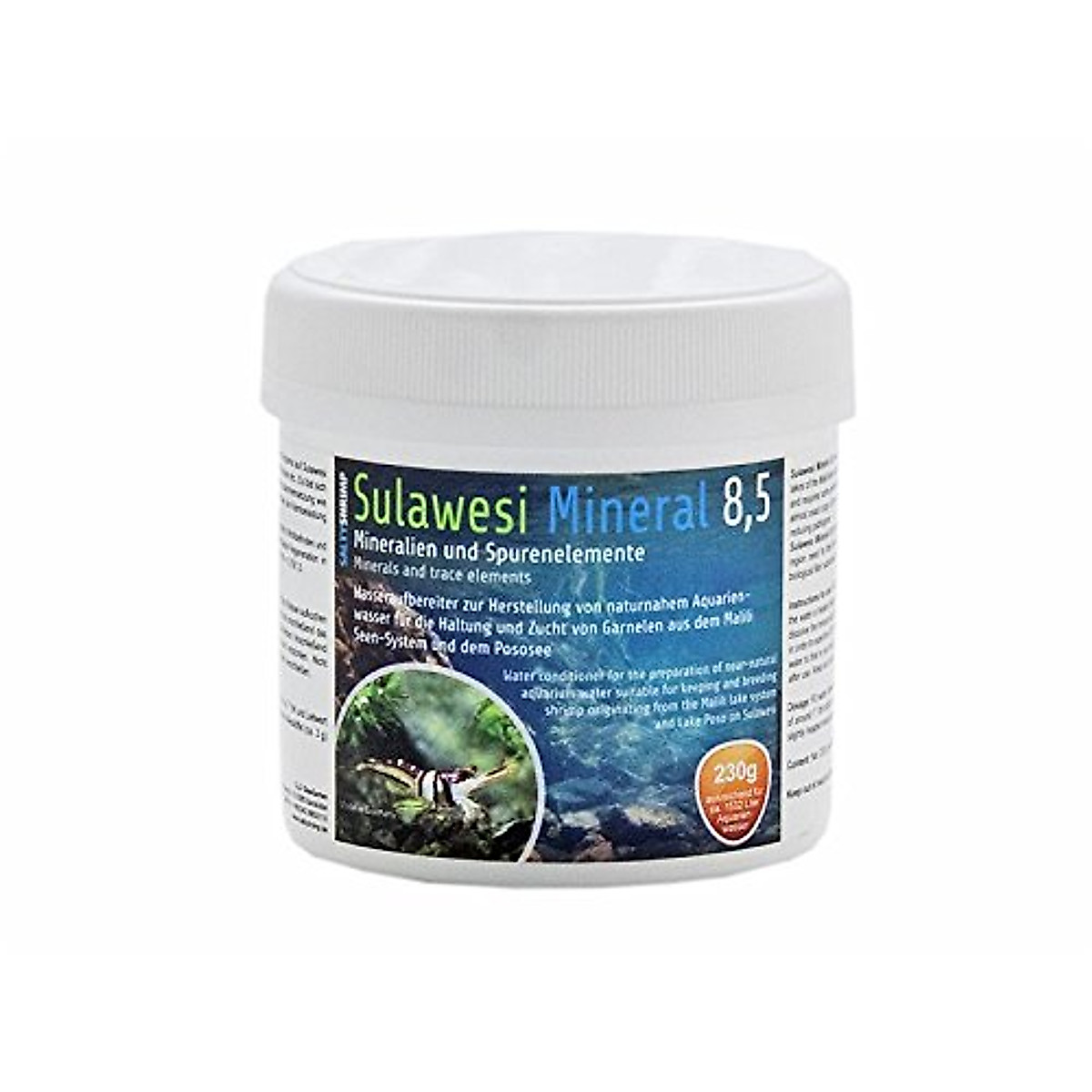 SALTYSHRIMP Sulawesi 8,5 Minerals and Trace Elements Cardinal Shrimp Tank (230g)