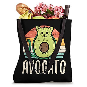 Avogato Cat Avocado Retro Cinco De Mayo Spanish Mexican Tote Bag