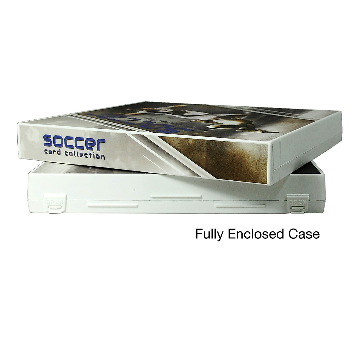 Soccer Card Binder For Trading Cards - Case Comes With 10 Platinum Series Trading Card Pages - Additional Pages Can Be Added - UniKeep Branded Binder is Fully Enclosed to Keep Cards Clean and Secure