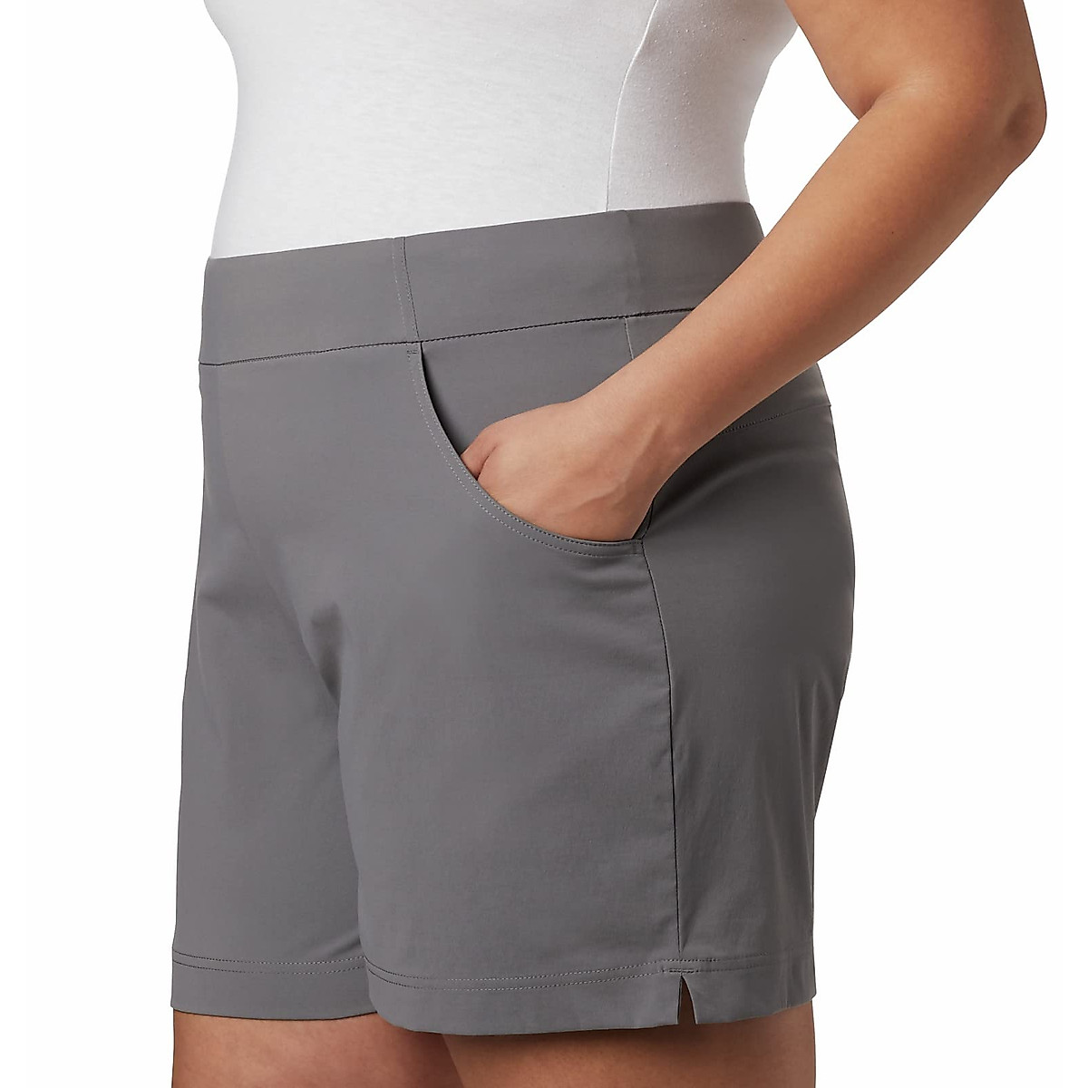 Columbia Women's Anytime Casual Short Shorts, City Grey, X-Large x 5