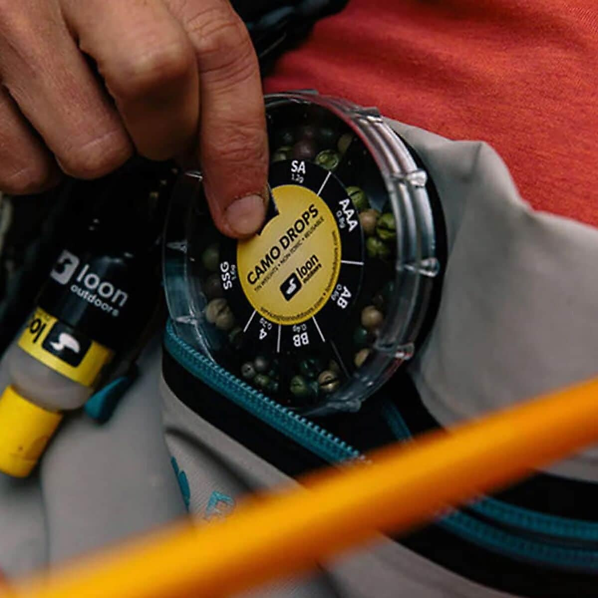 Loon Outdoors Black Drops Split Shot | Twist Pot - No.AB