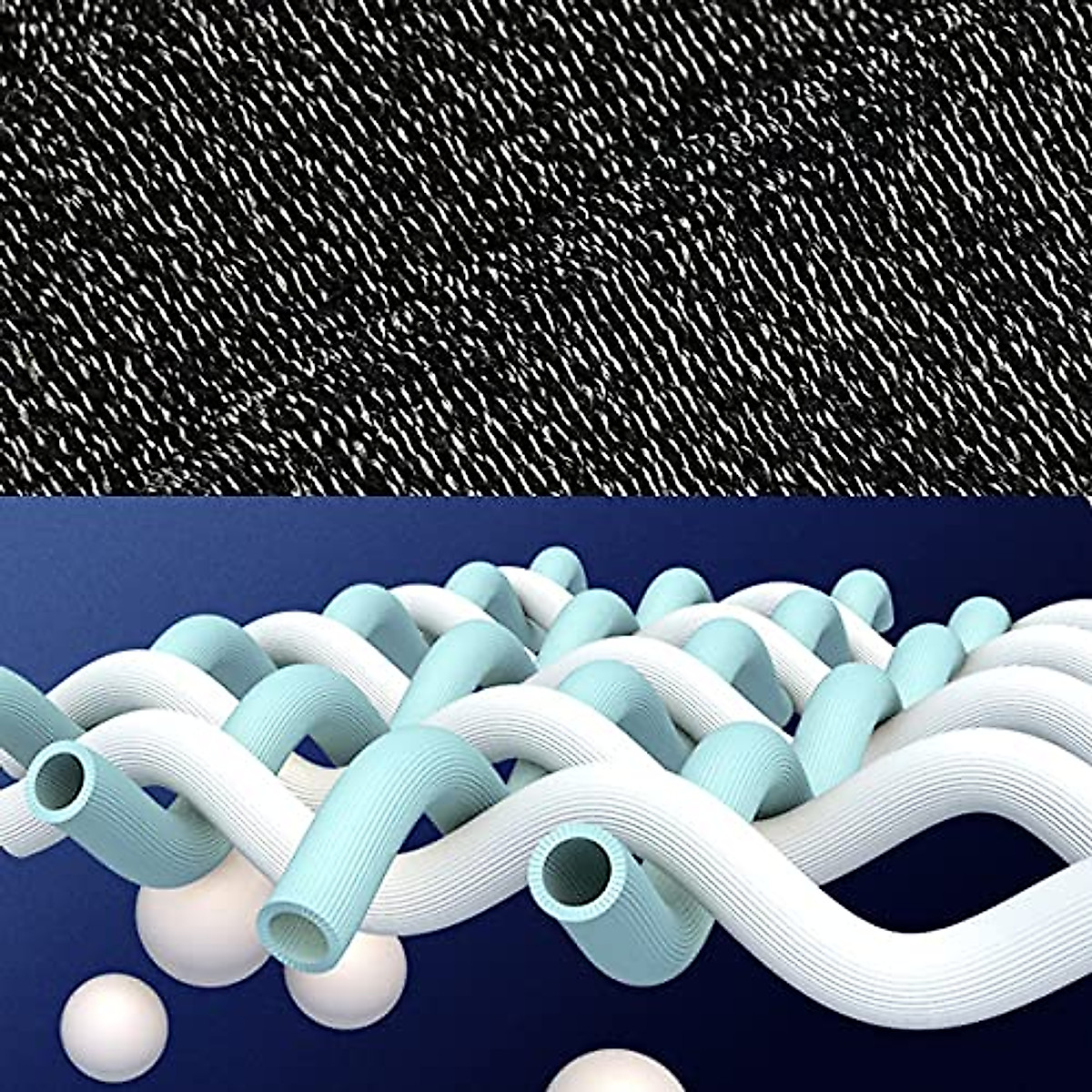 Gaming Finger Sleeves for Mobile Gaming, 0.3mm Silver Fiber, Smooth Operation, Anti-Sweat, Extremely Thin, Nuozme Finger Sleeves Fit Mobile Phone Tablet Devices, 8 PCS (Black)