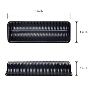 Webake Almond Cake Pan Non-Stick Loaf Pan Carbon Steel Baking Pan 13 x 4 inch