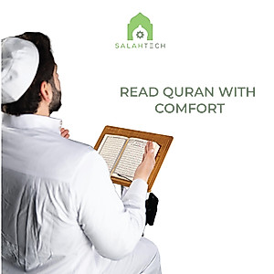 Islamic Prayer Table for Elderly Muslim Prayer Desk for Salah Sajda Namaz Quran Stand Prayer Mat Alternative Height Adjustable Angle Adjustable Table for Salat Islam Eid Gift