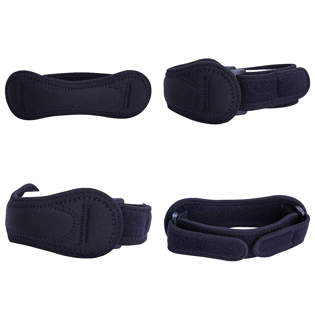 Onwon 2 Pcs Knee Strap Knee Support Patella Stabilizer for Knee Pain Relief, Hiking and Sport Training - Knee Brace, Knee Band, Knee Pad, Knee Stabilizer, Patella Strap, Patella Brace, Patella Band