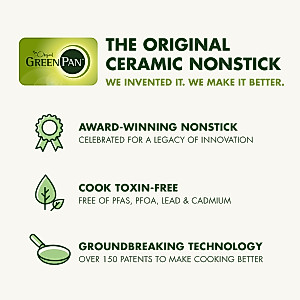 GreenPan 13-in-1 Elite Countertop Convection Oven & Air Fryer, PFAS-Free Ceramic Tray & Pizza Pan, Adjustable Racks, Multifunction Presets, Toaster, Bake, Broil, Roast, Proof, Dehydrate, Cloud Cream