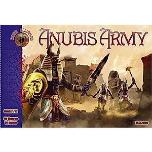 Alliance 72053 - 1/72 - Anubis Army. 40 Figures, 10 Poses. Scale Model kit