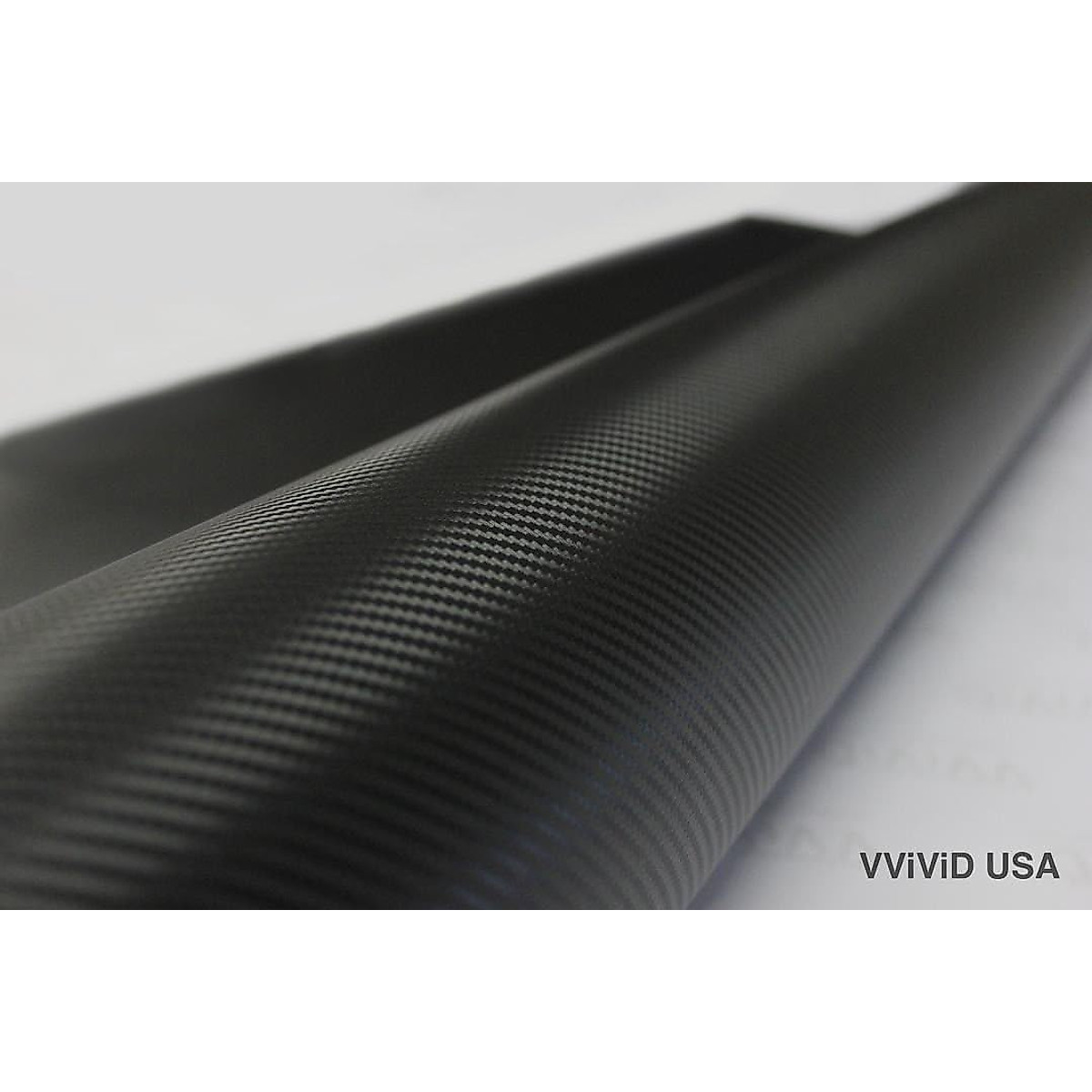 VViViD XPO Black Carbon Fiber 5ft x 1ft 8yr Car Wrap Vinyl Roll with Air Release