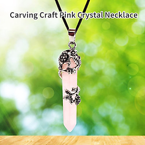 Soulnioi 18Pcs Crystals and Healing Stones Set Include 14 Healing Chakra Stones, Natural Quartz Pendulum, Spiritual Crystal Necklace, Gift Wooden Box for Meditation, Yoga, Collection, Girlfriend, Lady