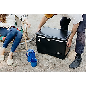 Igloo Black 54 QT Legacy Steel Belted Cooler with Bottle Opener