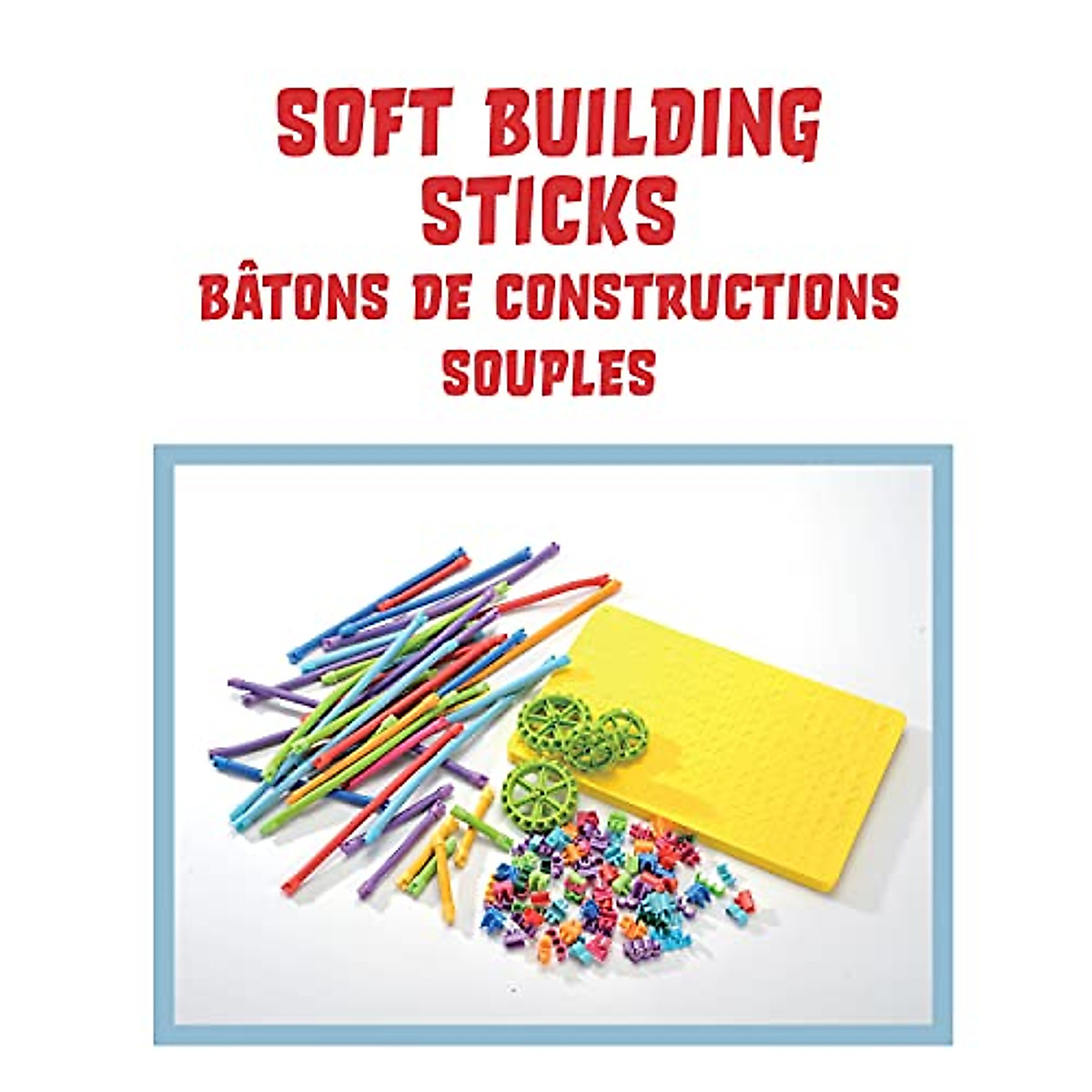 spaghetteez Craft kit for Kids from 4 Years, Sensory Toys for Boys and Girls, Ideal as a Gift, Flexible Construction Toys for Arts and Crafts in a Set of 100 Pieces