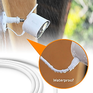 TOUCAN Outdoor Security Light Camera and Extra Waterproof Extension Cable