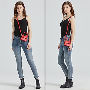 CATMICOO Mini Purse for Women, Trendy Mini Bags and Tiny Handbag with Crocodile Pattern (White crocodile pattern)