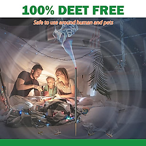 SEEKBIT Mosquito Repellent Outdoor Patio, 2X Thicker Natural Mosquito Repellent Sticks, Citronella Incense Sticks Plant Based, Non Toxic DEET Free, Bug Fly Repellent for Outdoor Yard Picnic, 60 Pack