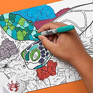 Sharpie Permanent Markers, Fine Point, 8 Pack, Assorted Colors (30217PP)