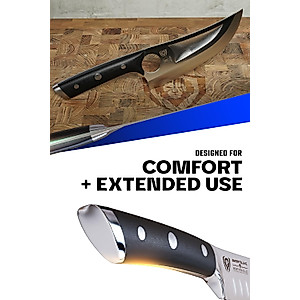 Dalstrong Chef & Utility Knife - 7 inch - Multi-Purpose - The Venator - Gladiator Series R - 7CR17MOV High Carbon Steel - Razor Sharp - G10 Handle - w/Sheath - NSF Certified