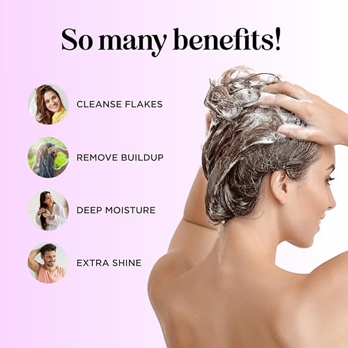 Maple Holistics Sage Shampoo for Dandruff, Oily Hair and Flaky Scalp, 10 OZ - Sulfate Free Volumizing Shampoo with Natural Ingredients, Essential Oil for Men and Women