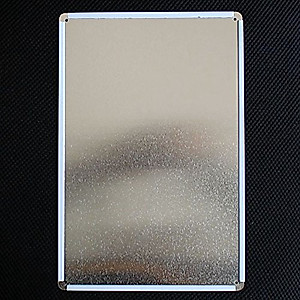 ZMKDLL Funny Metal Sign Do Not Knock No Soliciting Warn 12"x8"