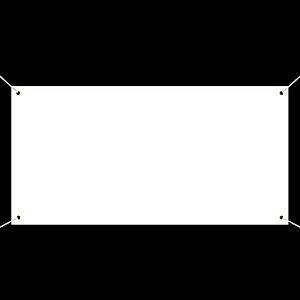 Large Banners and Signs Blank Banner Polyester Oxford Cloth Sublimation Banner with Hanging Rope for Indoor Wall Outdoor Easy Hang Signs DIY Banner Signs for Business Office (White,2 x 4 Feet)