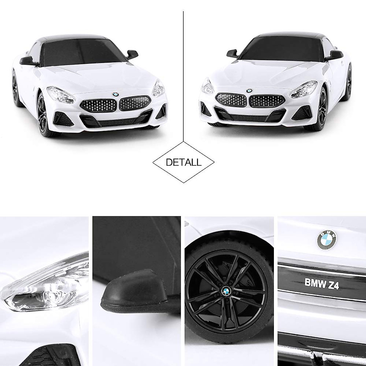 RASTAR BMW Toy Car, 1:24 BMW Z4 Roadster Remote Control R/C Car Model Vehicle for Kids