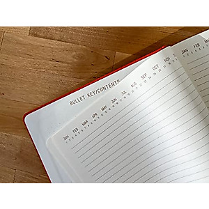 DesignWorks Ink Good Things Are Coming Orange 7.5" x 10.25" Jumbo Journal Notebook with Vegan Suede, Gold Arches Accents, Lined Pages, Ribbon Marker for Work, Writing, Journaling