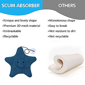 Hot Tub Scum Absorber, 2 Pack Scum Turtle Hot Tub Cleaner Hot Tub Sponges to Soak up Oils- Must Have Hot Tub Accessories for Adults Hot Tub Scum Sponge- Keeps Your Hot Tub Water Clean and Clear