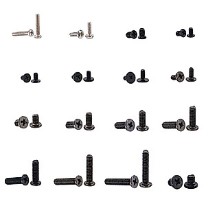 Glarks 880pcs Laptop Notebook Computer Screw Replacement Repair Kit for Lenovo Dell Toshiba Sony Samsung HP Gateway (Extra: Phillips Screwdriver)