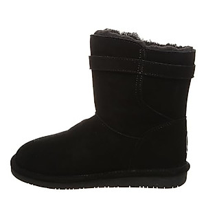 BEARPAW Women's Catherine Black II Size 10 | Women's Ankle Boot | Comfortable Winter Boot