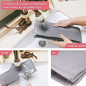 ZUIDSYI 4 Pack Sock Underwear Drawer Organizer Dividers, Foldable Fabric Dresser Closet Organizers Box and Storage Bins for Clothing Bras Lingerie Undies Socks Undies Scarf Ties Belt