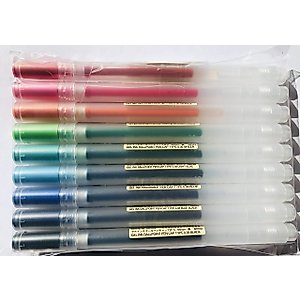 MUJI Gel Ink Ballpoint Pens 0.38mm 9-colors Pack