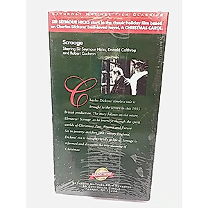 SCROOGE - Sir Seymour Hicks (SATURDAY MATINESS FILM CLASSICS) VHS
