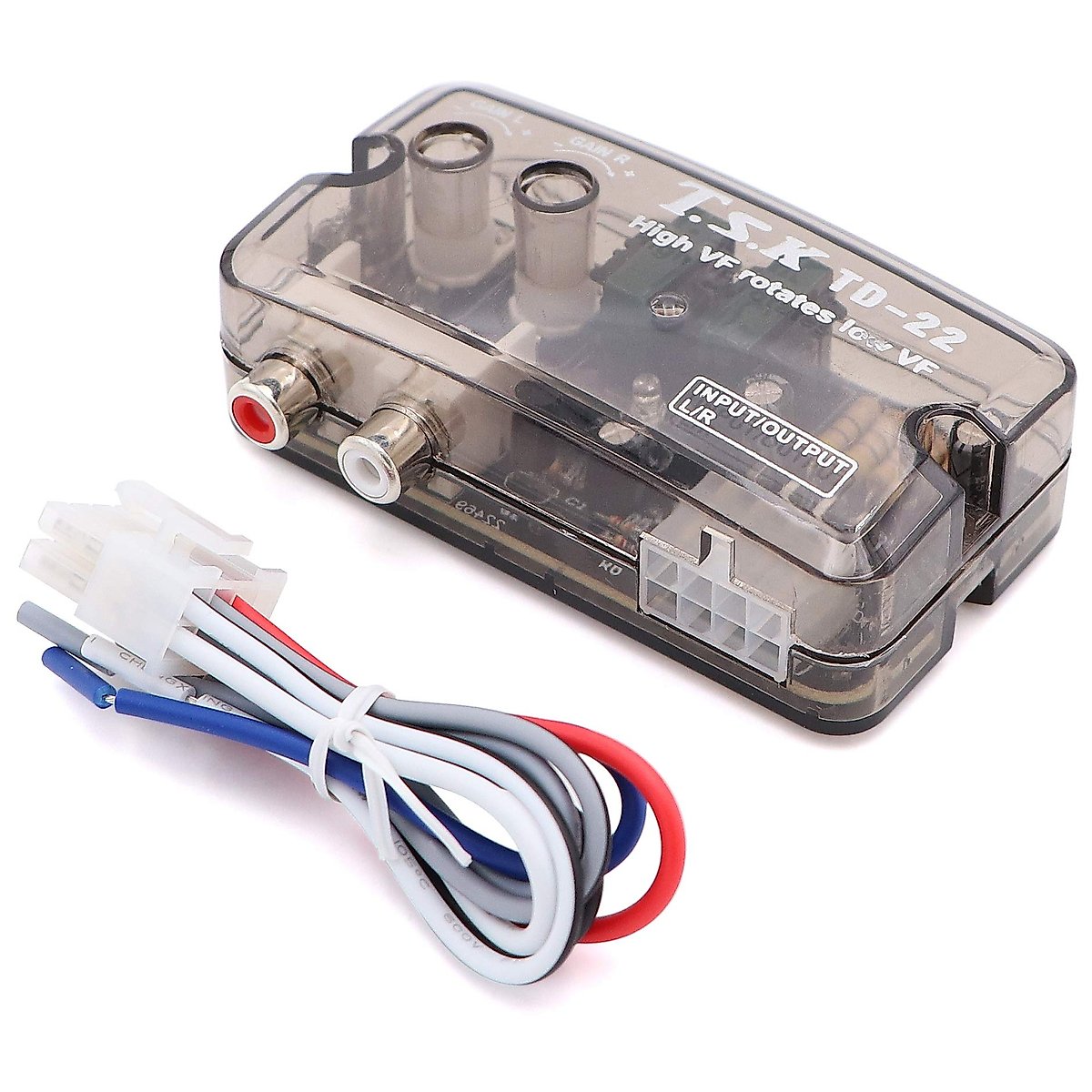 Car Stereo Audio Speak Delay Signal Hi-Low Converter for Auto Amp Subwoofer Amplifier CD Player High to Low Adapter Line Output Converter