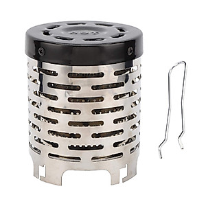Mini Camping Heater, Outdoor Stainless Steel Tent Heater, Heating Cover with Handle, Suitable for Home and Outdoor Heating, etc(Heating hood)