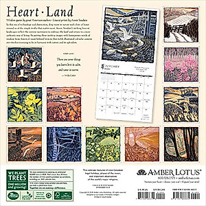 Heart Land 2021 Wall Calendar: Wisdom Quotes by Great American Authors