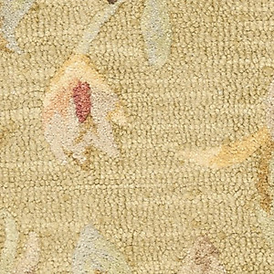 SAFAVIEH Blossom Collection 2' x 3' Green/Multi BLM785A Handmade Floral Premium Wool Accent Rug