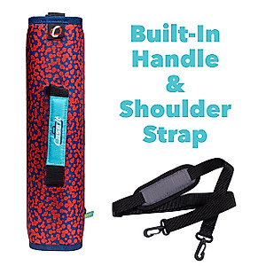 Case it Dual Monster Eye Zipper Binder, 2 Sets of Rings, Included Pencil Pouch, Purple, DUAL-101-ME-PUR