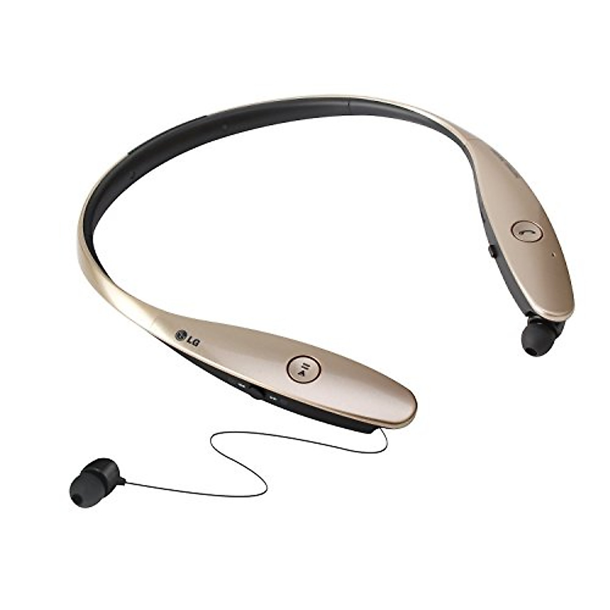 LG Electronics Tone Infinim HBS-900 Bluetooth Wireless Stereo Headset- Retail Packaging - Gold