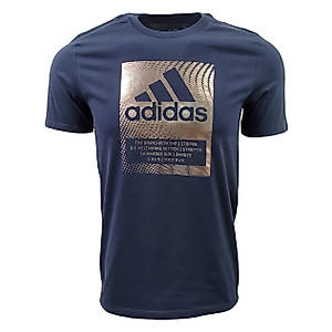 adidas Badge of Sport Box Tee Legend Ink/Silver Metallic SM